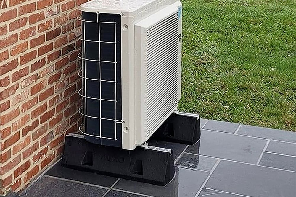 De pneu usé à socle durable pour les installations de climatisation et ...